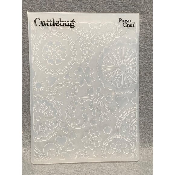 Cricut | Office | Cricut Cuttlebug Floral Swirl Embossing Folder | Poshmark